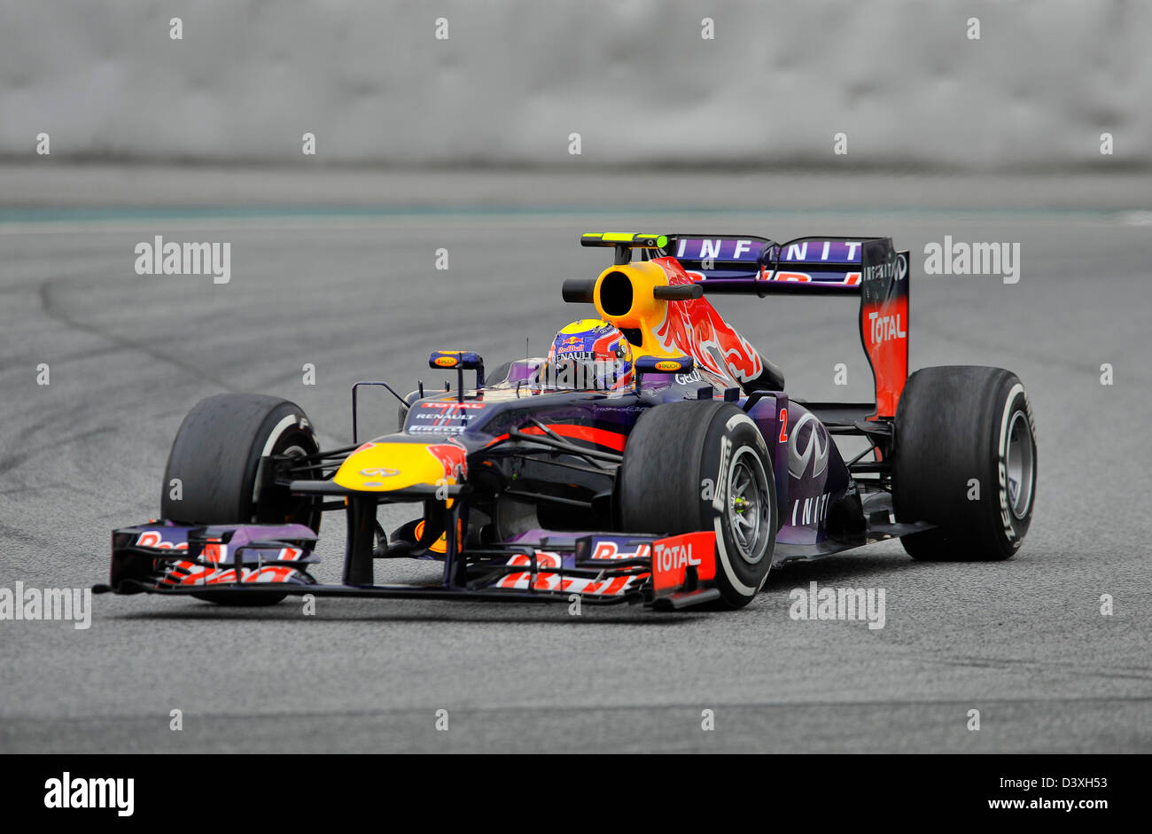 Red bull racing rb9 mark webber hi-res stock photography and images - Alamy