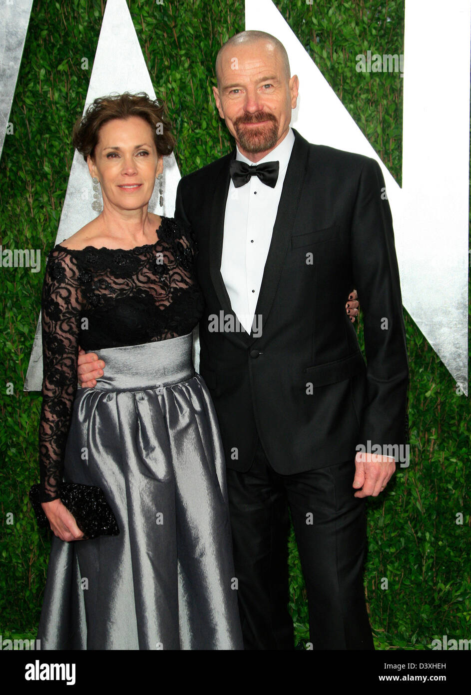 BRYAN CRANSTON & GUEST 2013 VANITY FAIR OSCAR PARTY SUNSET TOWER LOS ...