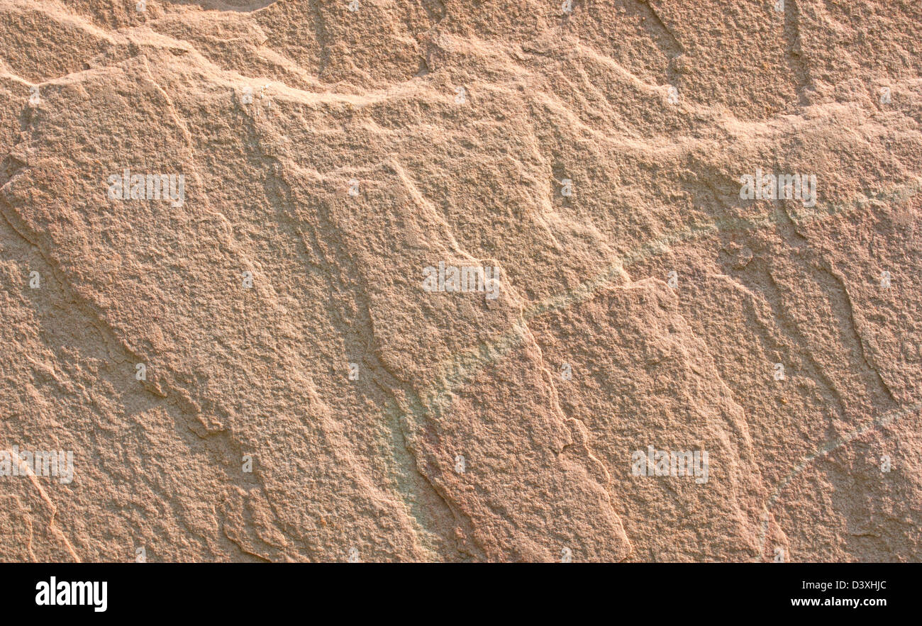 Rough stone wall stone background with beautiful natural objects Stock ...