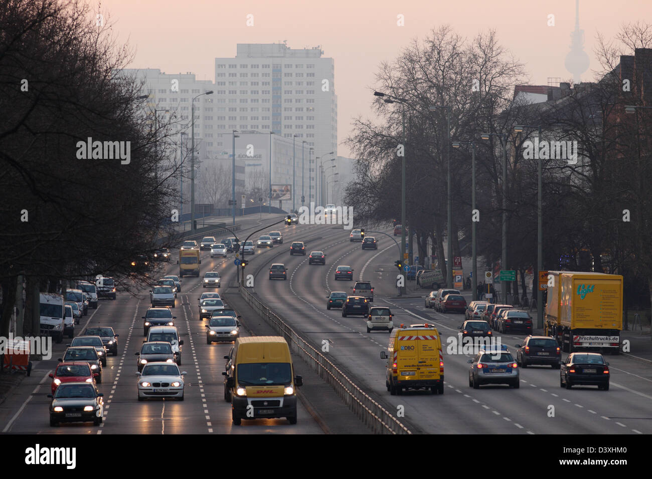 Berlin germany traffic congestion in hi-res stock photography and ...