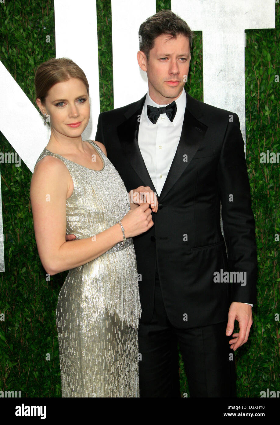 AMY ADAMS & GUEST 2013 VANITY FAIR OSCAR PARTY SUNSET TOWER LOS ANGELES ...
