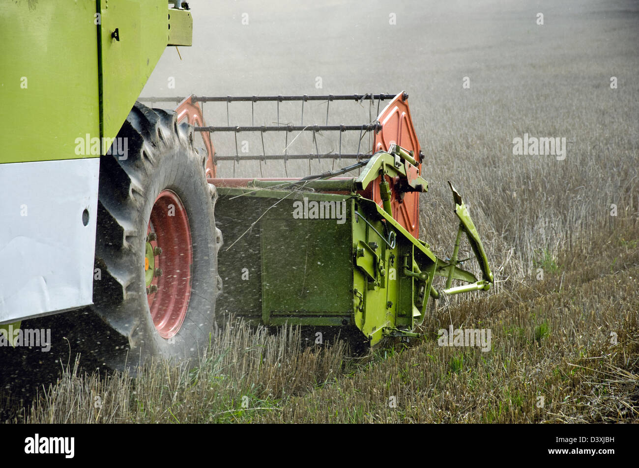 Photo of combine harvesting crops Stock Photo - Alamy