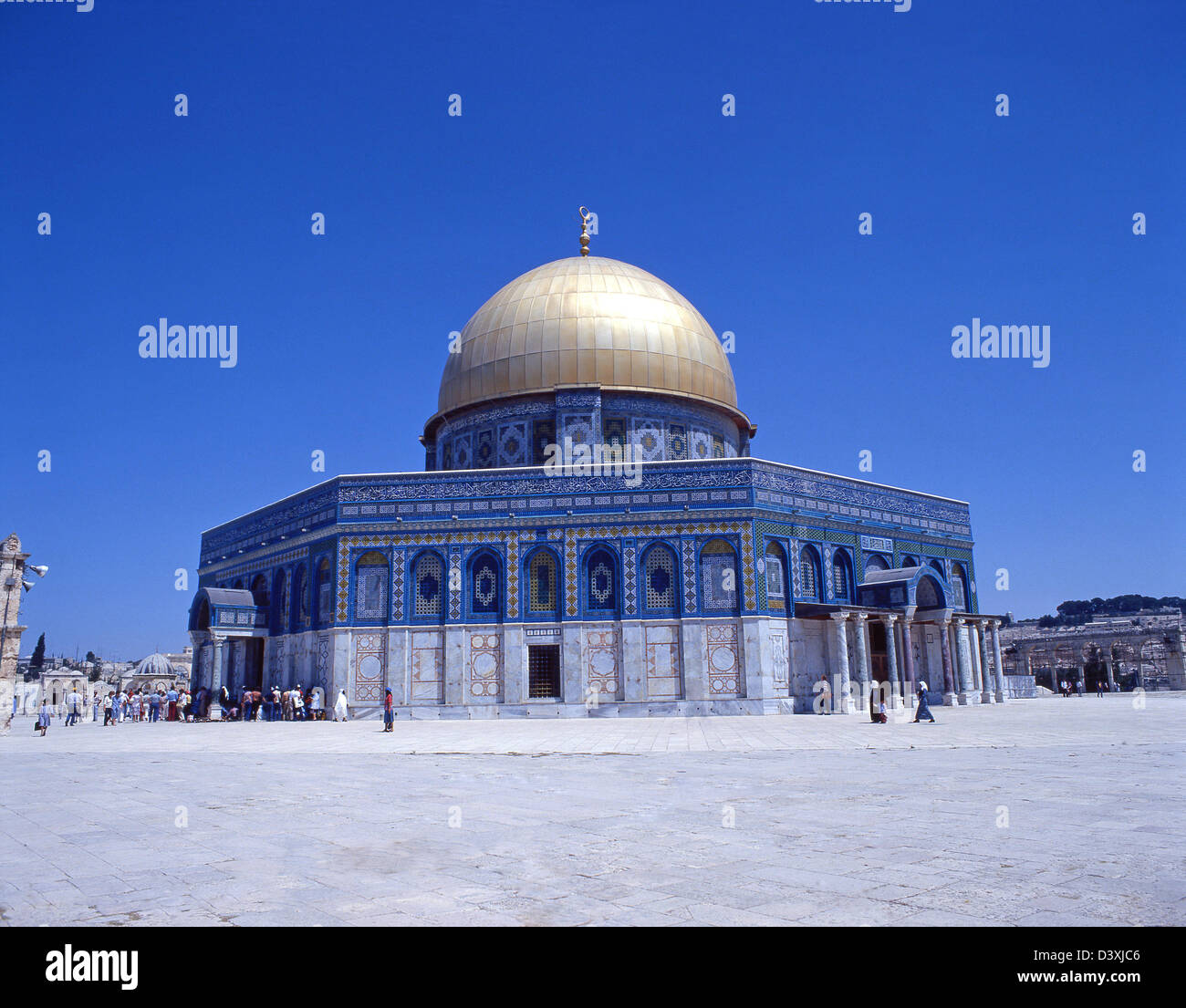 The Dome of the Rock (Qubbat as-Sakhra) on Temple Mount, Old City ...