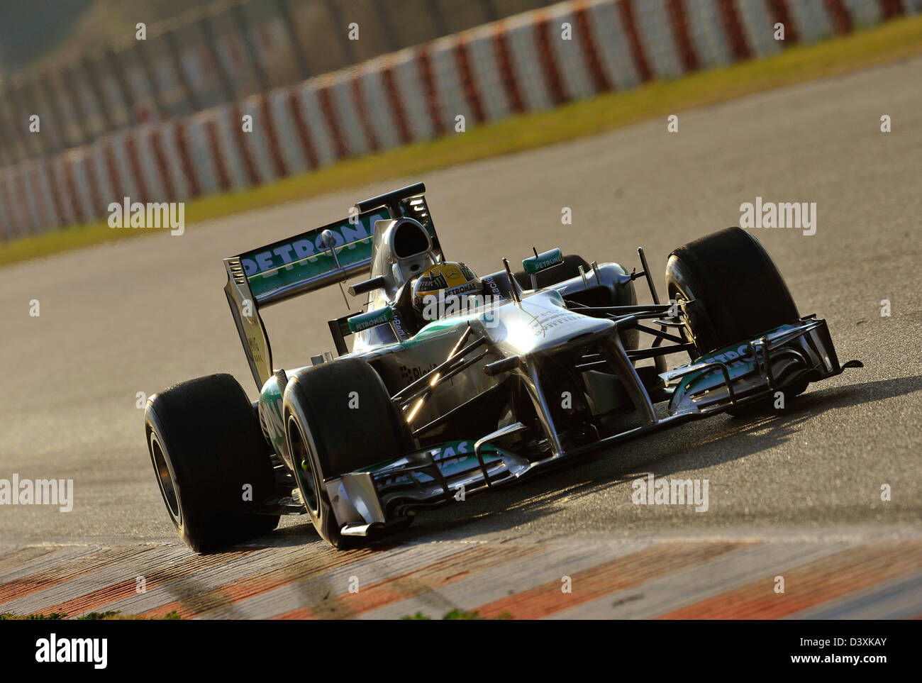 Lewis Hamilton (GBR), Mercedes F1 W04 during Formula One tests on ...