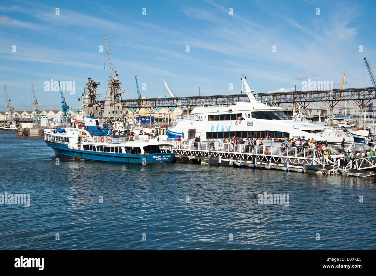 Robben Island ferries dock in Cape Town Harbour South Africa the Susan ...
