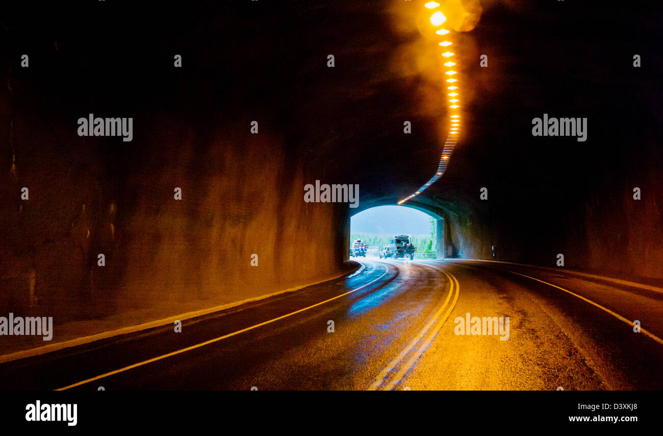 The Anton Anderson Memorial Tunnel under Maynard Mountain is shared by ...