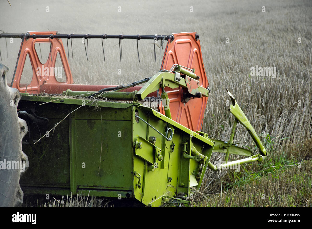 Photo of combine harvesting crops Stock Photo - Alamy