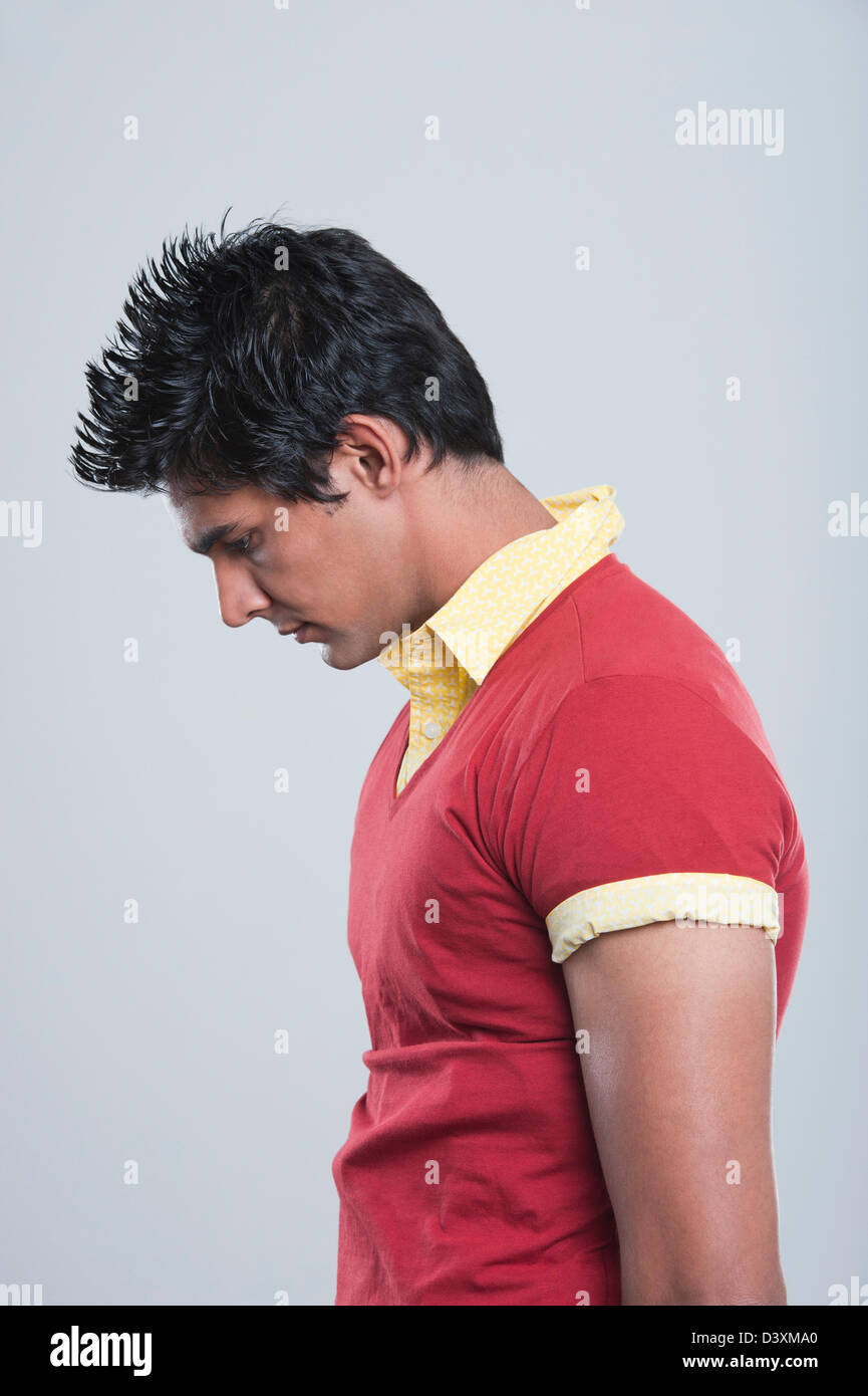 Profile of a man Stock Photo - Alamy