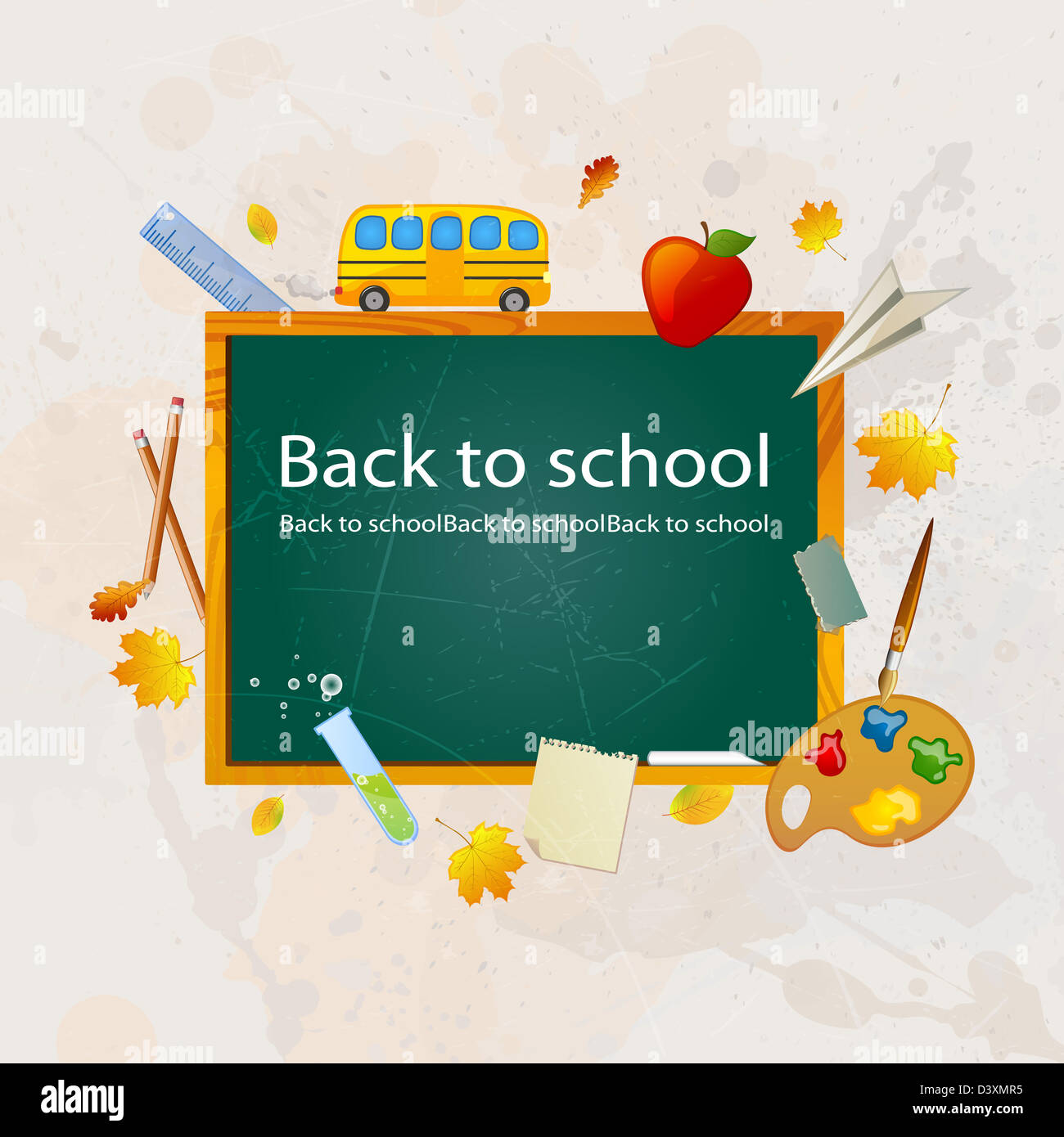Back to school background Stock Photo - Alamy