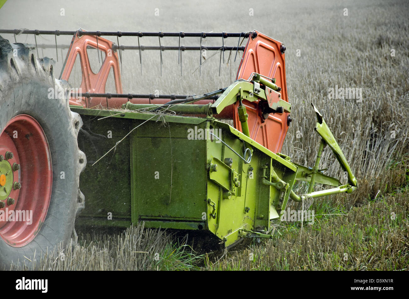 Photo of combine harvesting crops Stock Photo - Alamy