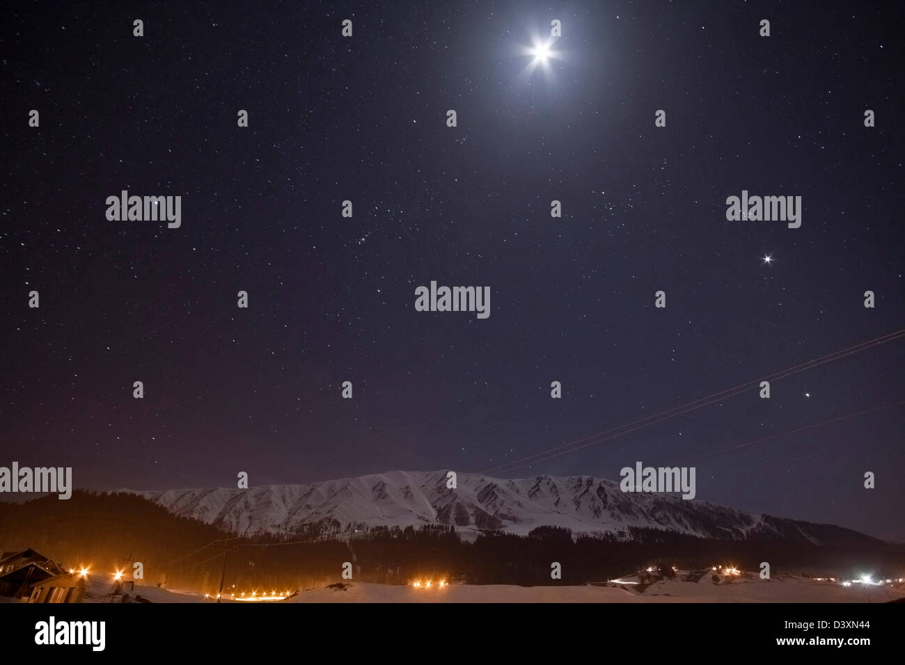 Night sky with stars india hi-res stock photography and images - Alamy