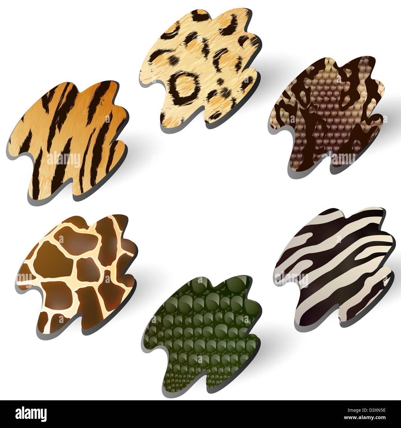 Orange fur coat animal Cut Out Stock Images & Pictures - Alamy