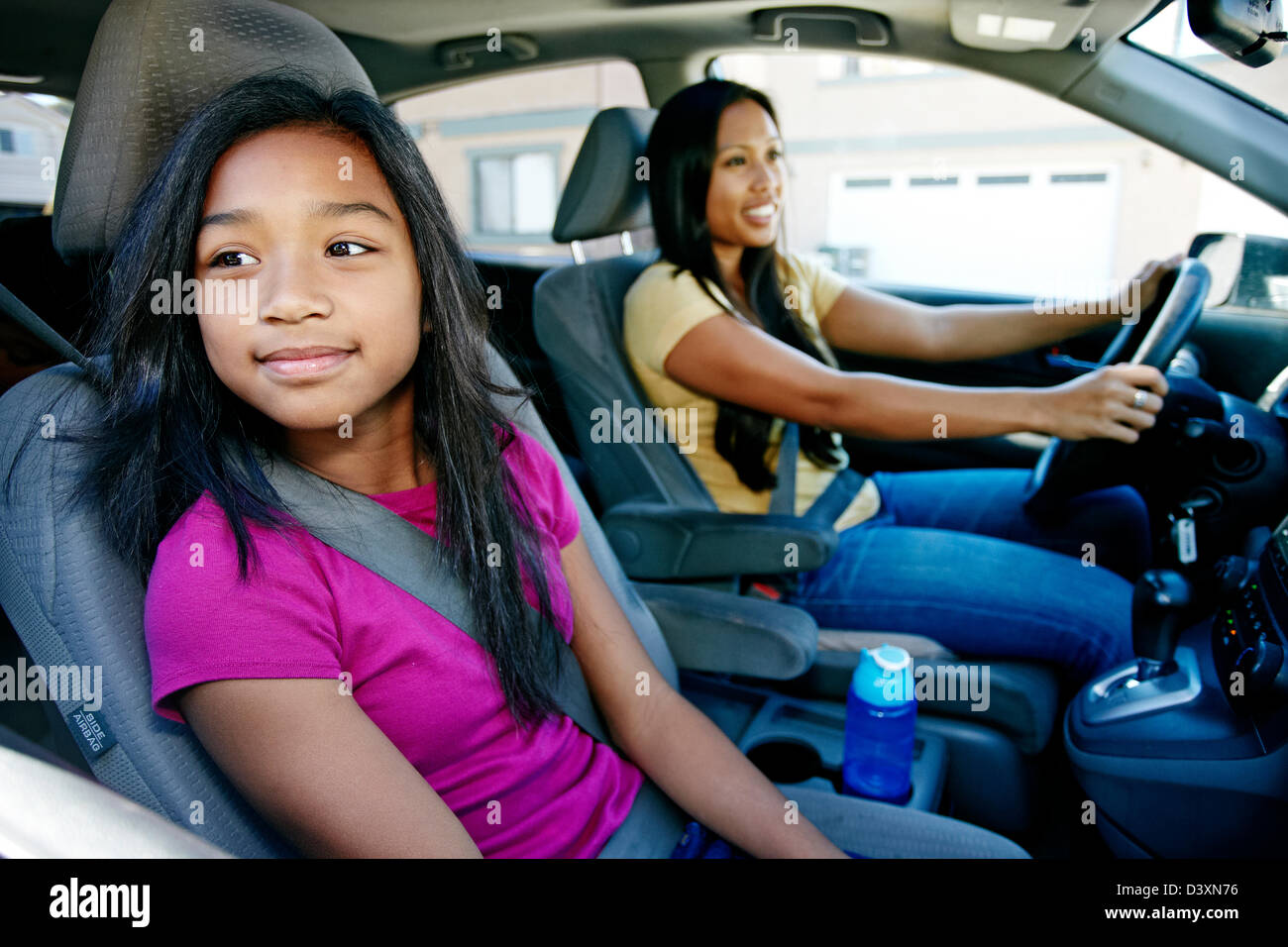Multi ethnic girls driving hi-res stock photography and images - Alamy