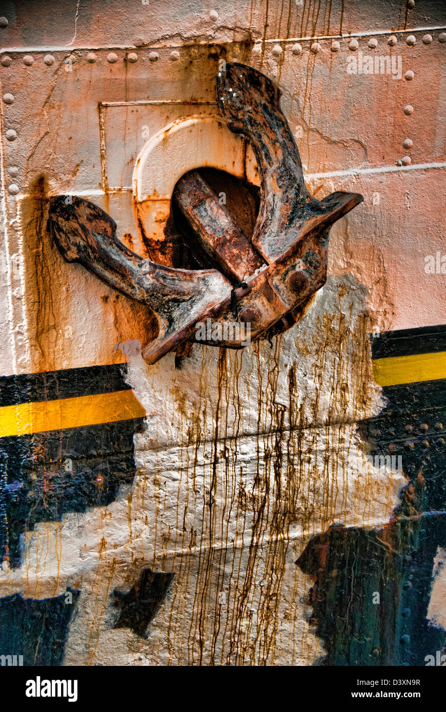 Old, rusty anchor, England, United Kingdom, Europe Stock Photo - Alamy