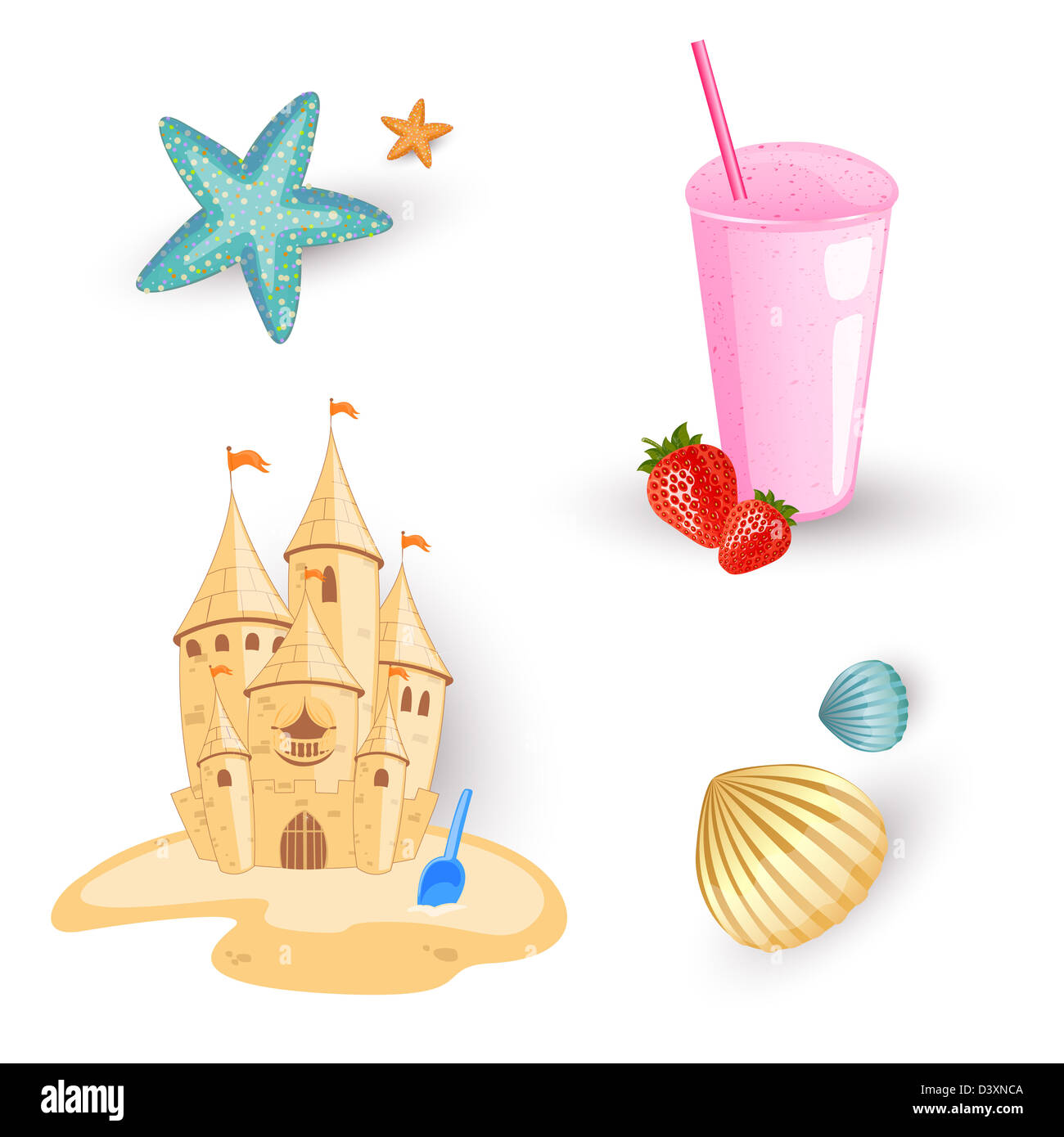 Starfish beach lounge hi-res stock photography and images - Alamy