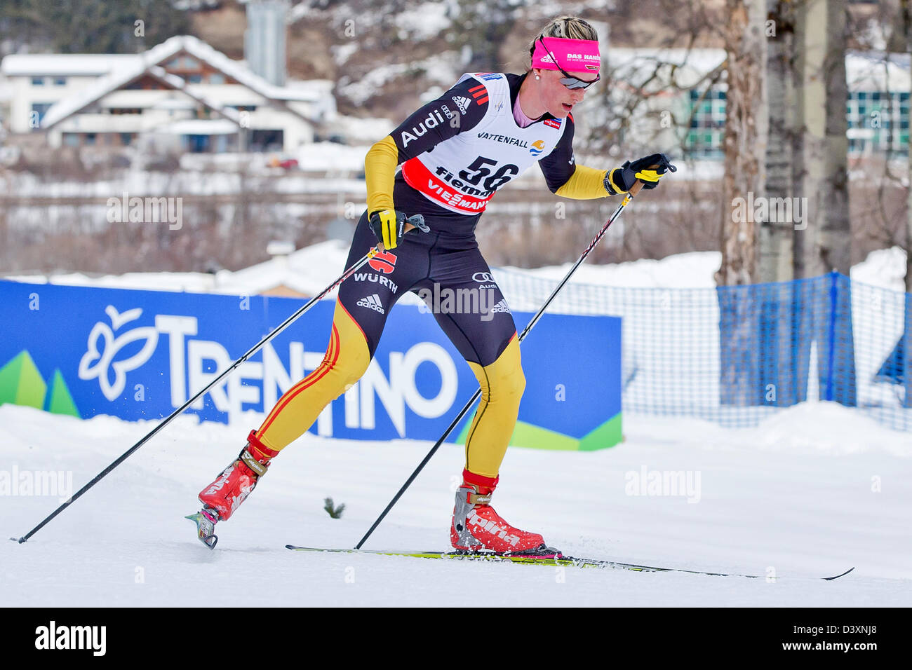 Denise Herrmann of Germany competes during the cross country women 10 ...