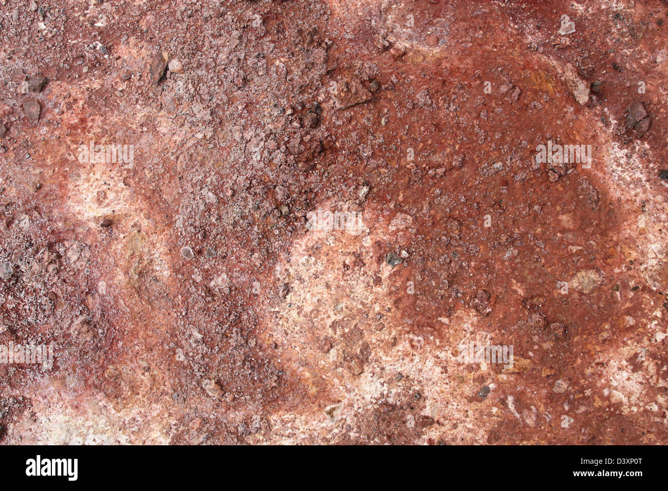 Rhyolite red soil in active volcanic area - Landmannalaugar mountains ...
