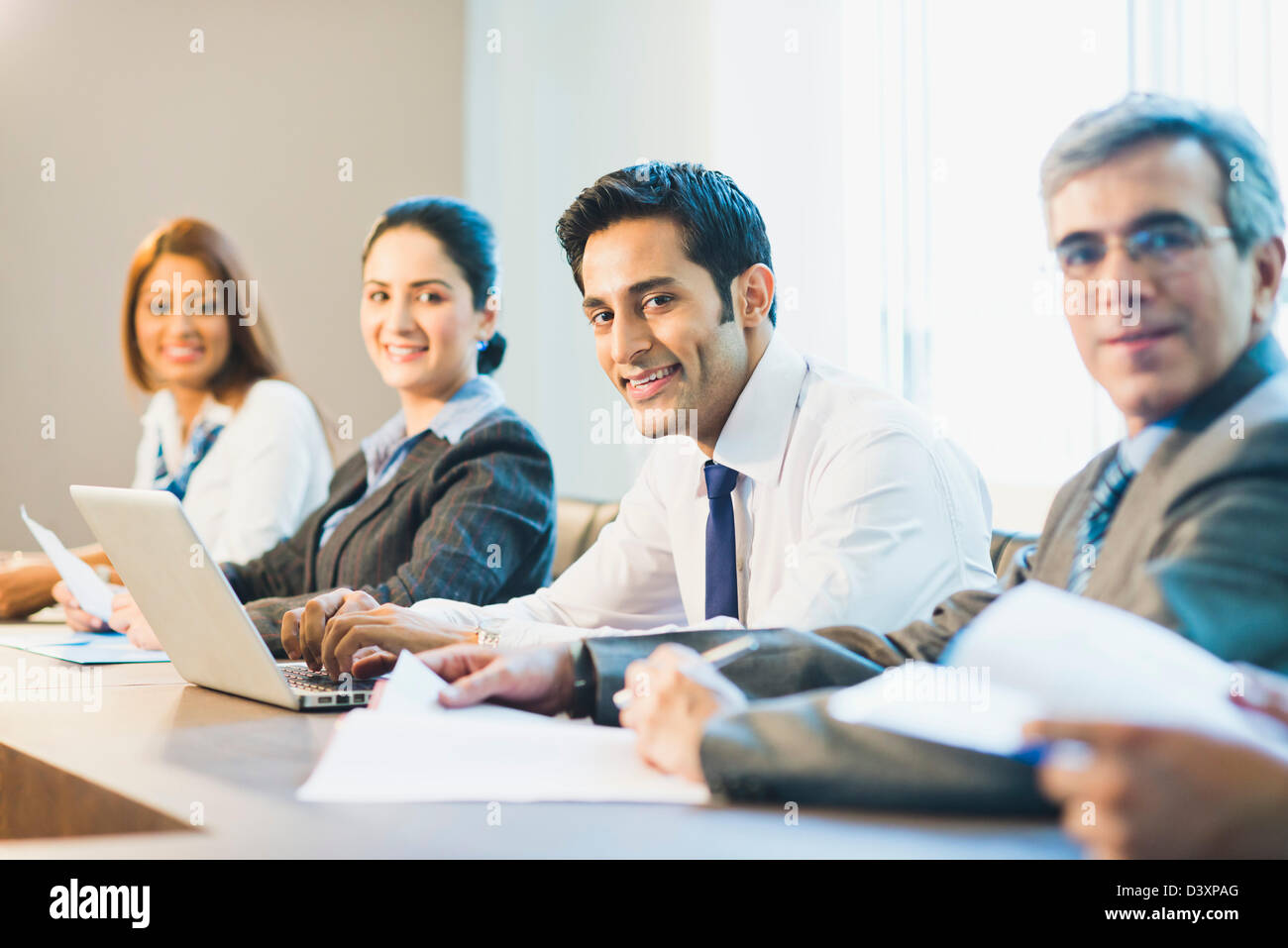 Business executives in a meeting Stock Photo - Alamy