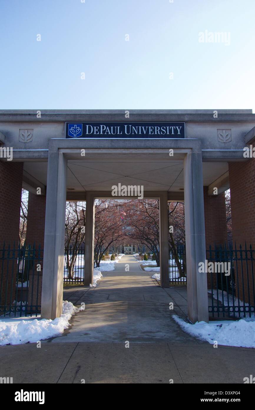 DePaul University, Chicago, Illinois Stock Photo - Alamy