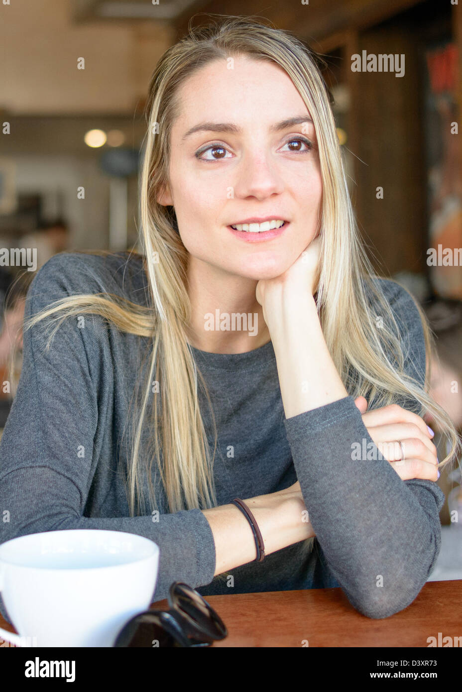 Attractive cafe hi-res stock photography and images - Alamy