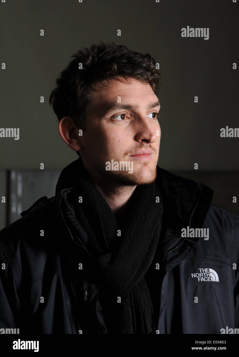 Portrait of photographer Sam Stephenson serious facial expression young ...