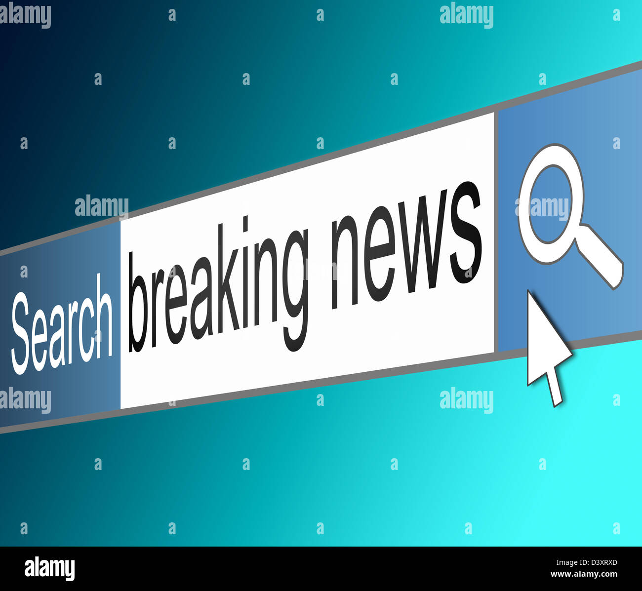 Breaking news concept Stock Photo - Alamy