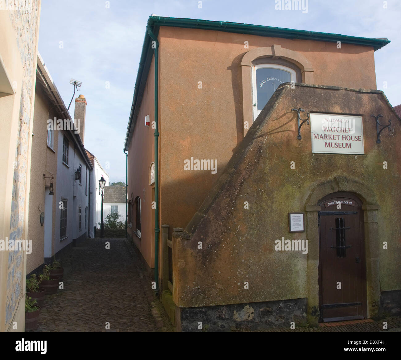 Historic Market House museum building, Watchet, Somerset, England Stock ...