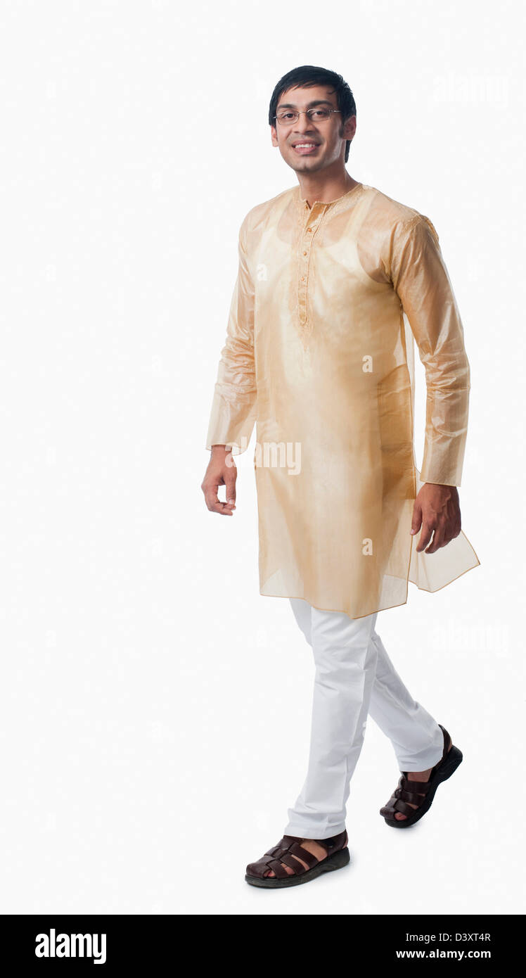 Bengali man smiling Stock Photo - Alamy