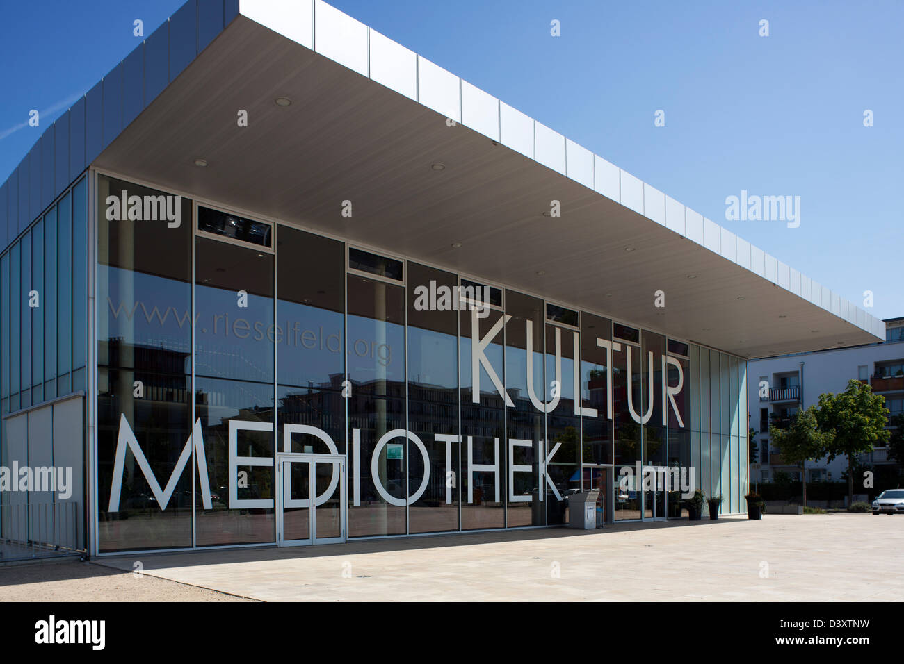 Freiburg, Germany, children and youth resource center Rieselfeld Stock ...