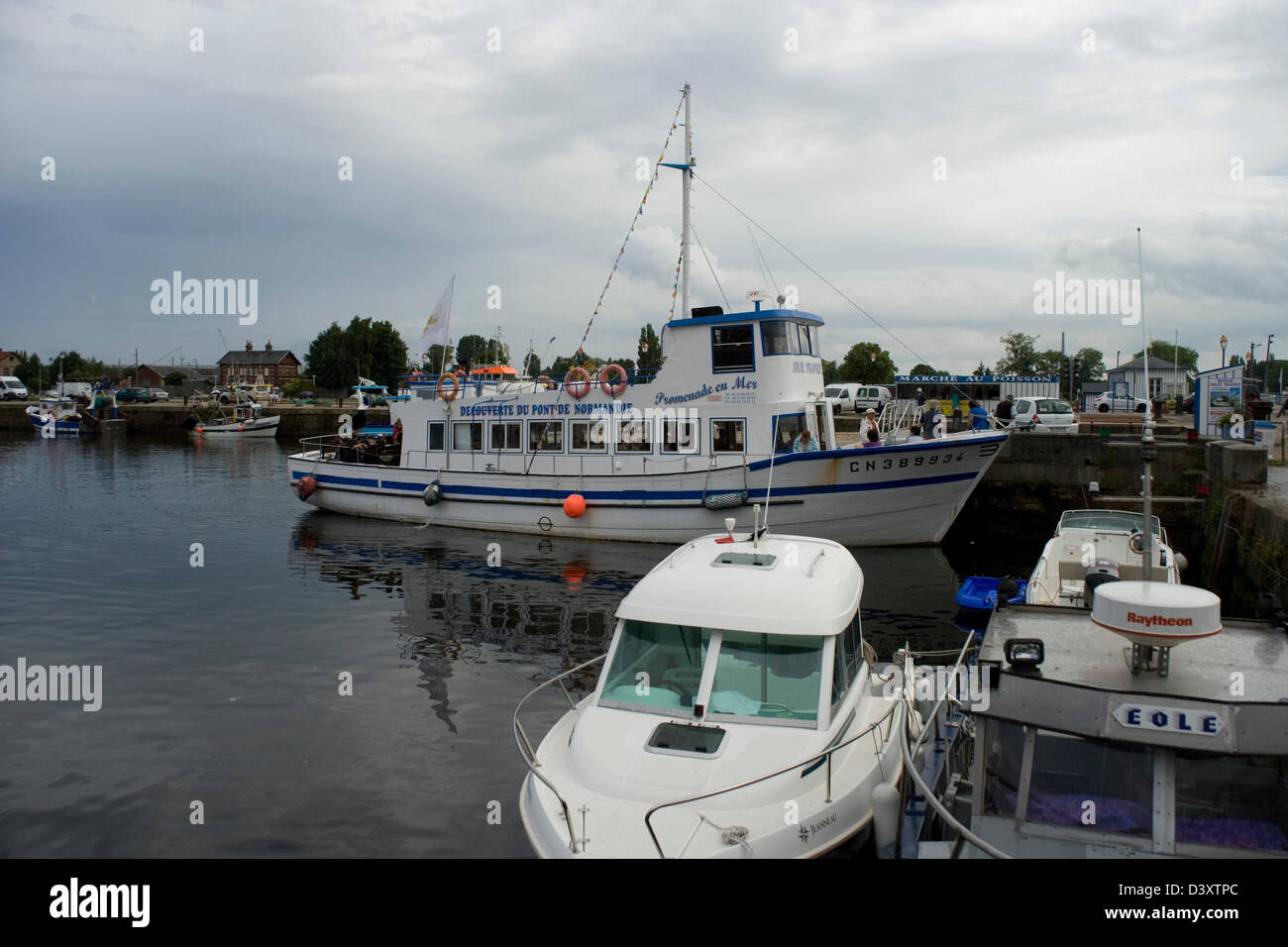 The port of Honfleur, Normandy France Stock Photo - Alamy