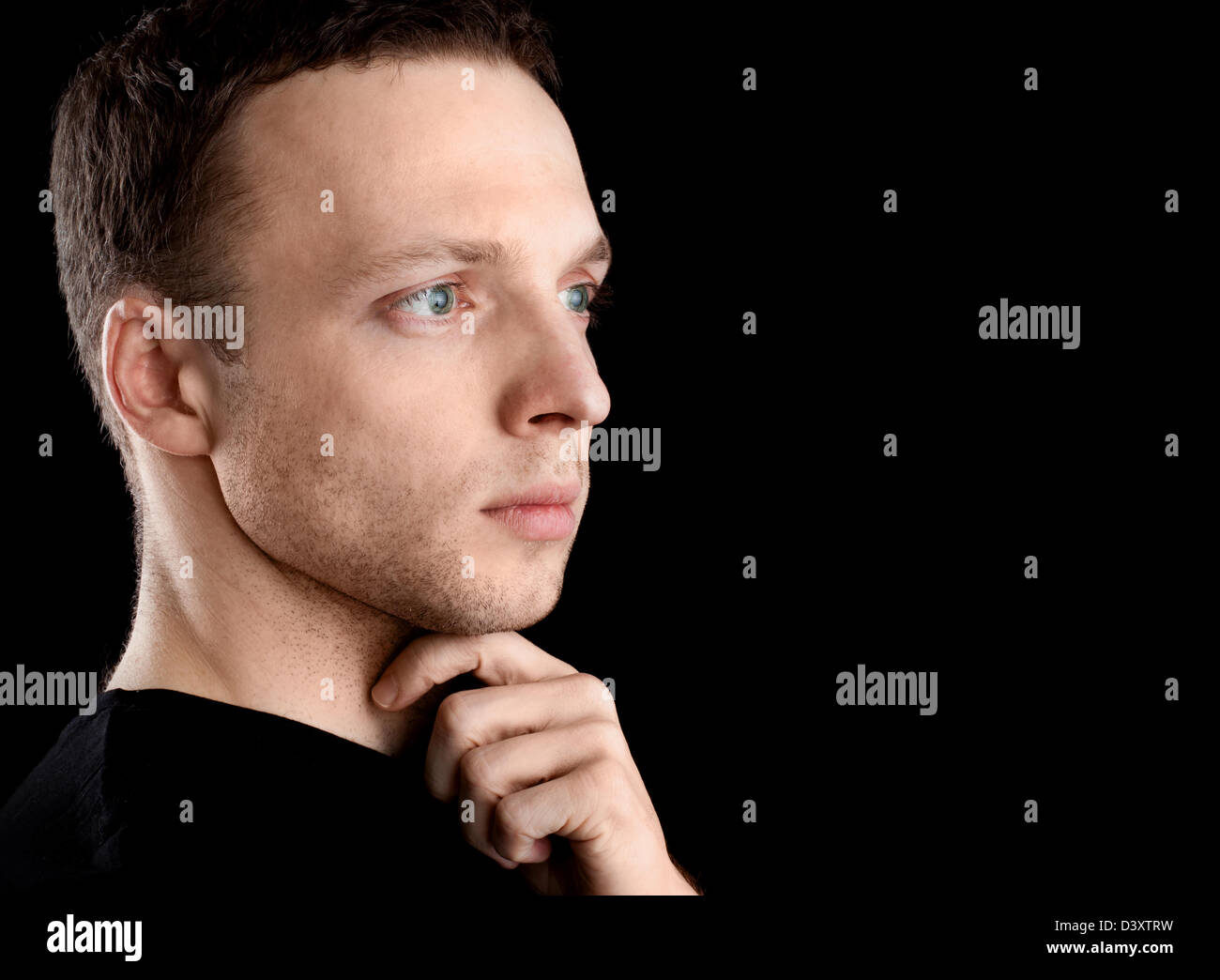 Unshaven man hi-res stock photography and images - Alamy