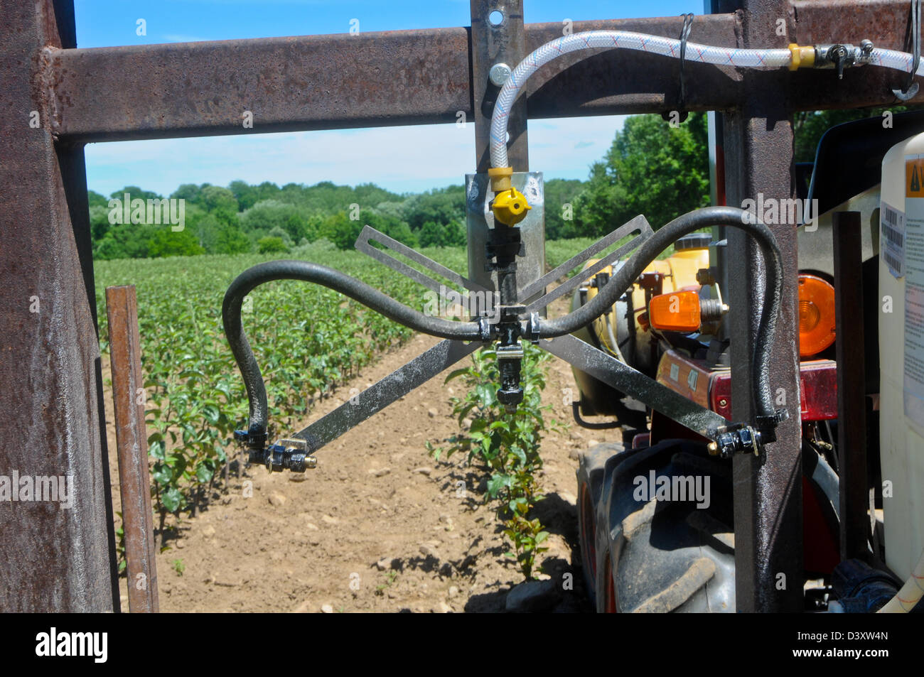 Spray rig for orchard spraying Stock Photo - Alamy