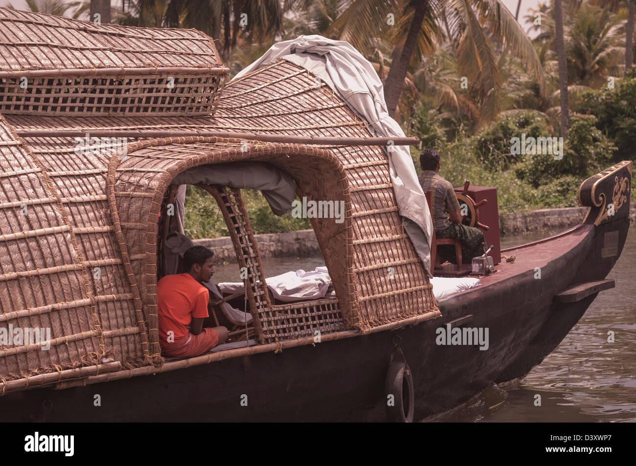 Back water Kerala Stock Photo - Alamy