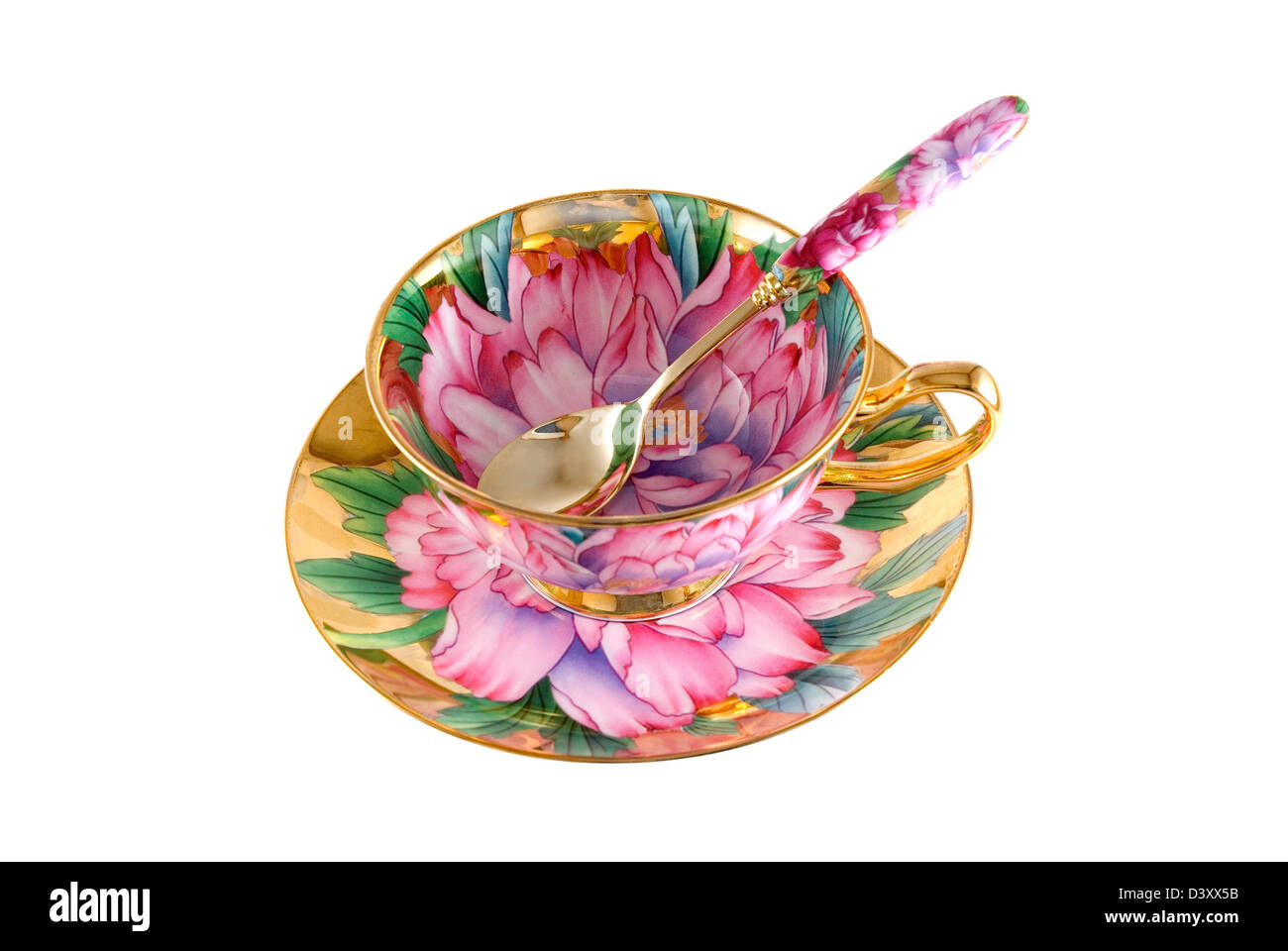 The beautiful cup is photographed on a white background Stock Photo - Alamy