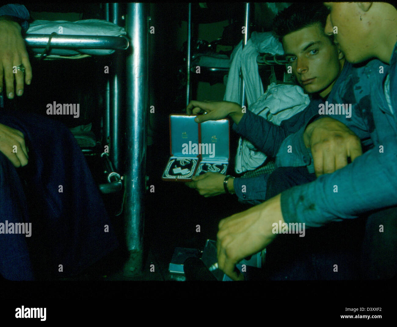 The USS Kearsarge (CV-33) with VF-53 is depicted in this historical ...