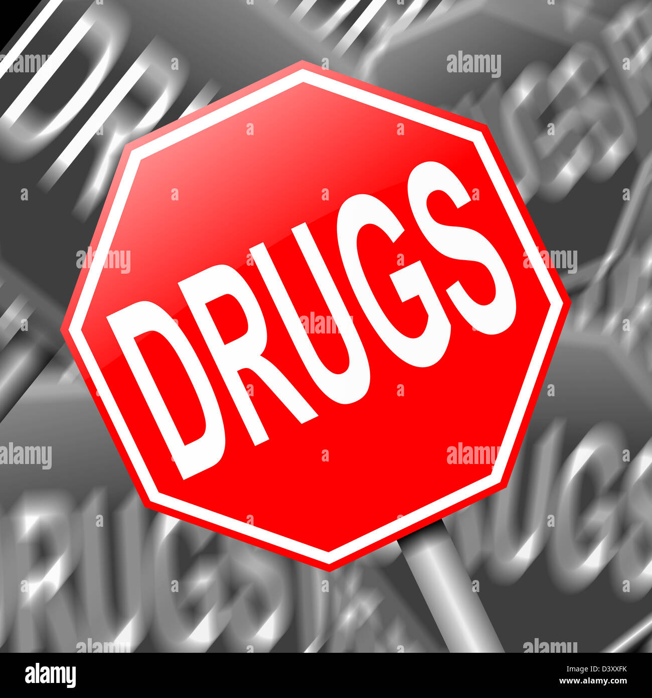 Drugs sign concept Stock Photo - Alamy