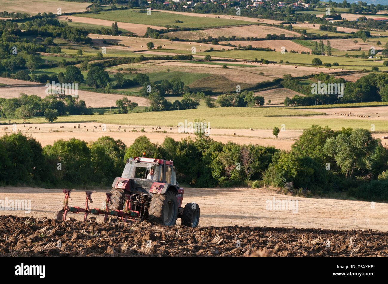 Farmer ploughing the land hi-res stock photography and images - Alamy