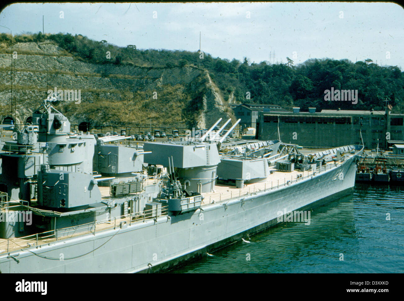 This image showcases a heavy cruiser of the Oregon-class, specifically ...