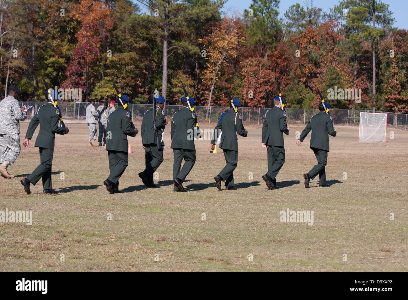 Drill Competition Being Graded Stock Photo - Alamy