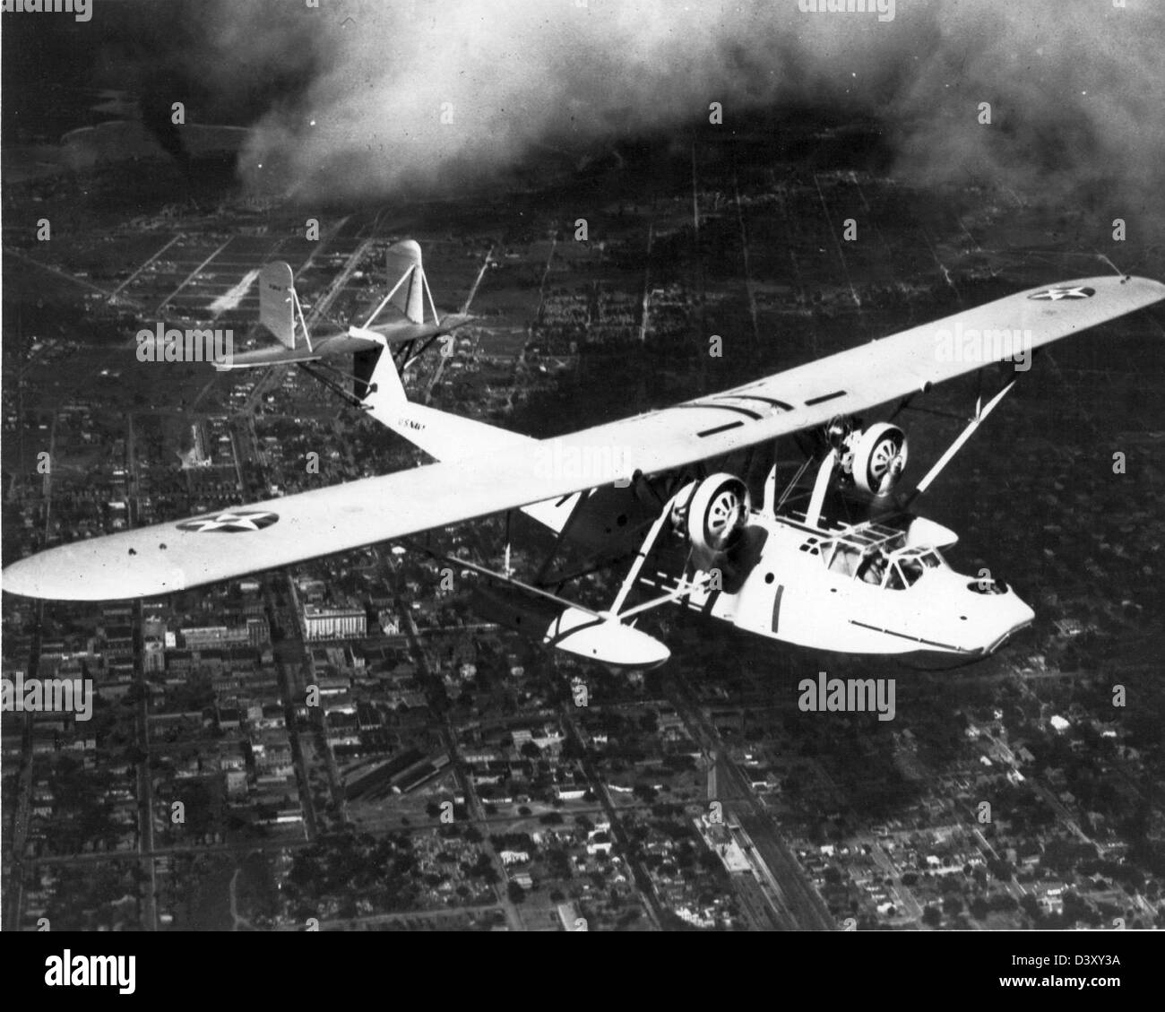 The Martin P3M-2, an aircraft from VP-10S Squadron, with Carl Johnson ...