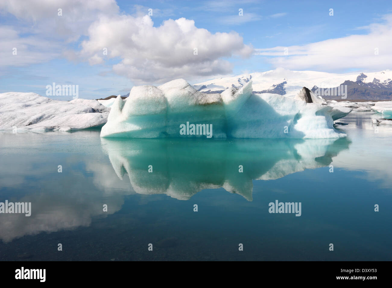 Iceberg on Jokulsarlon lagoon in Iceland. Famous lake. Travel ...