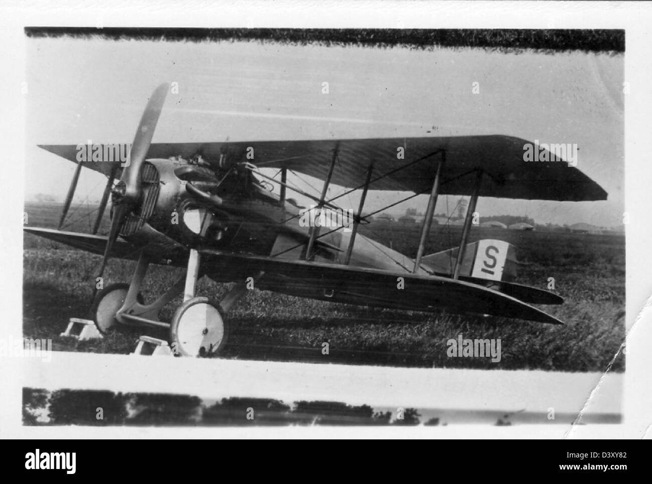 The SPAD VII, a French fighter aircraft used during World War I, was ...