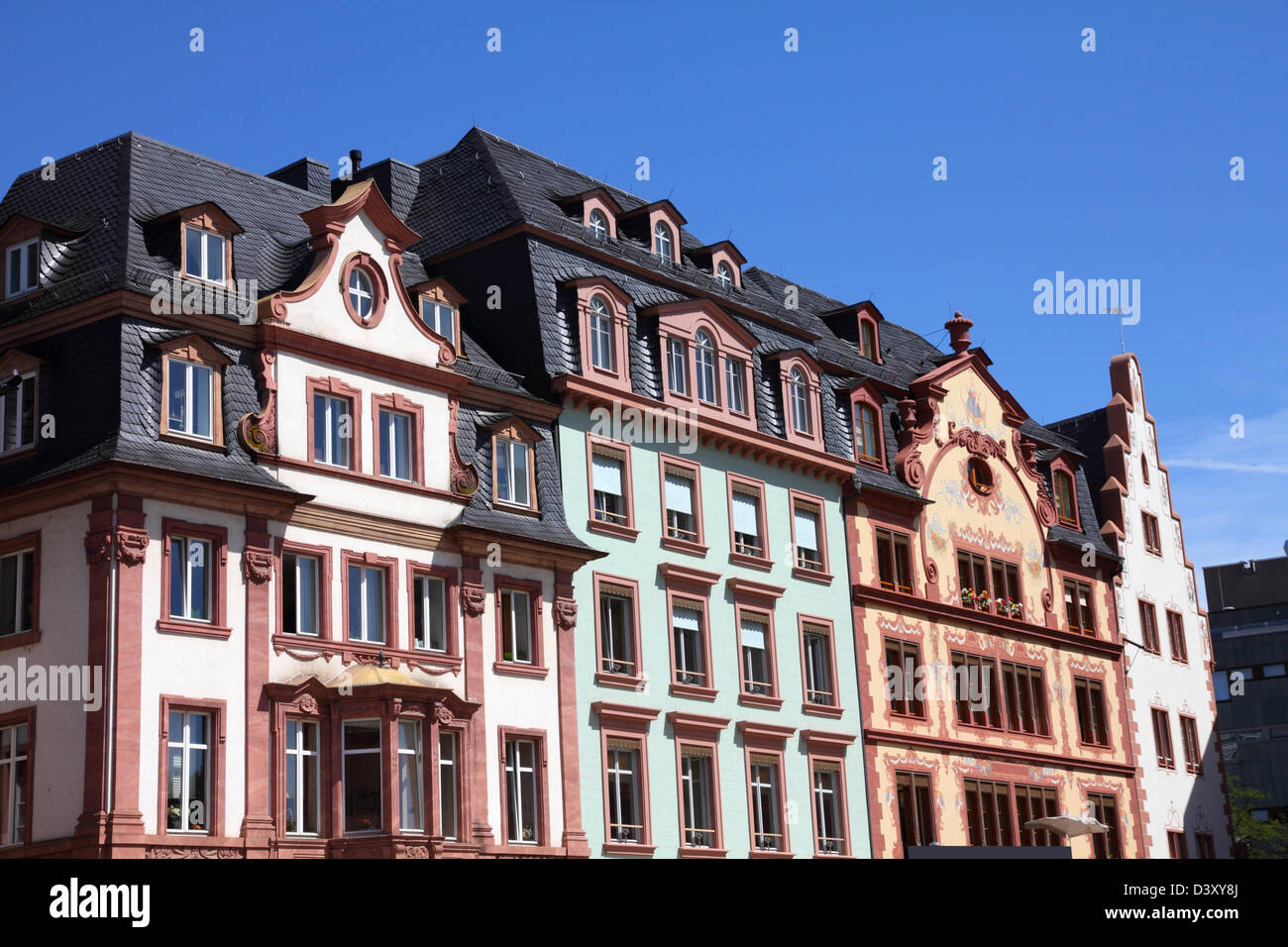 Mainz - town in Rhineland-Palatinate region of Germany. Old decorative ...