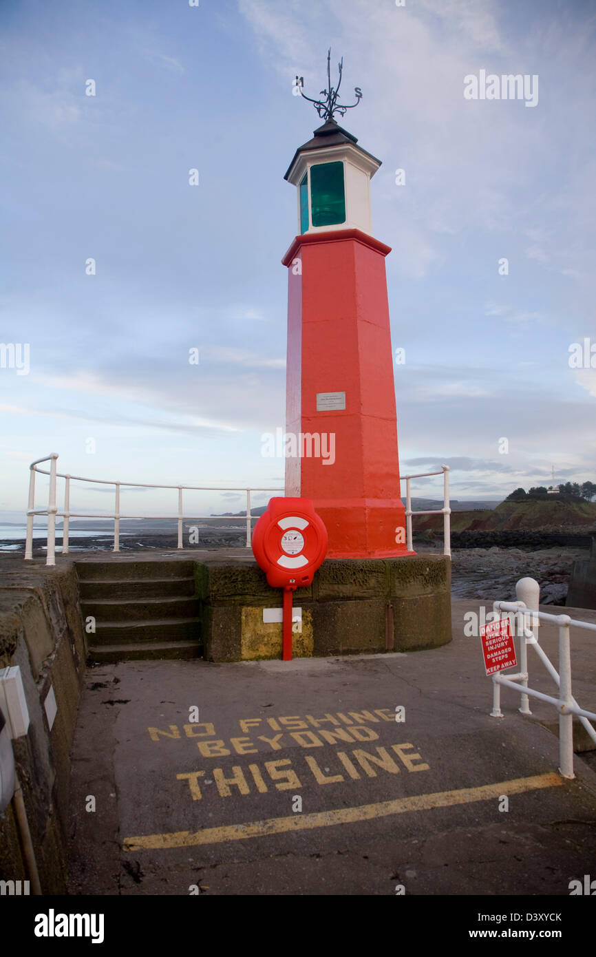 Watchet lighthouse hi-res stock photography and images - Alamy