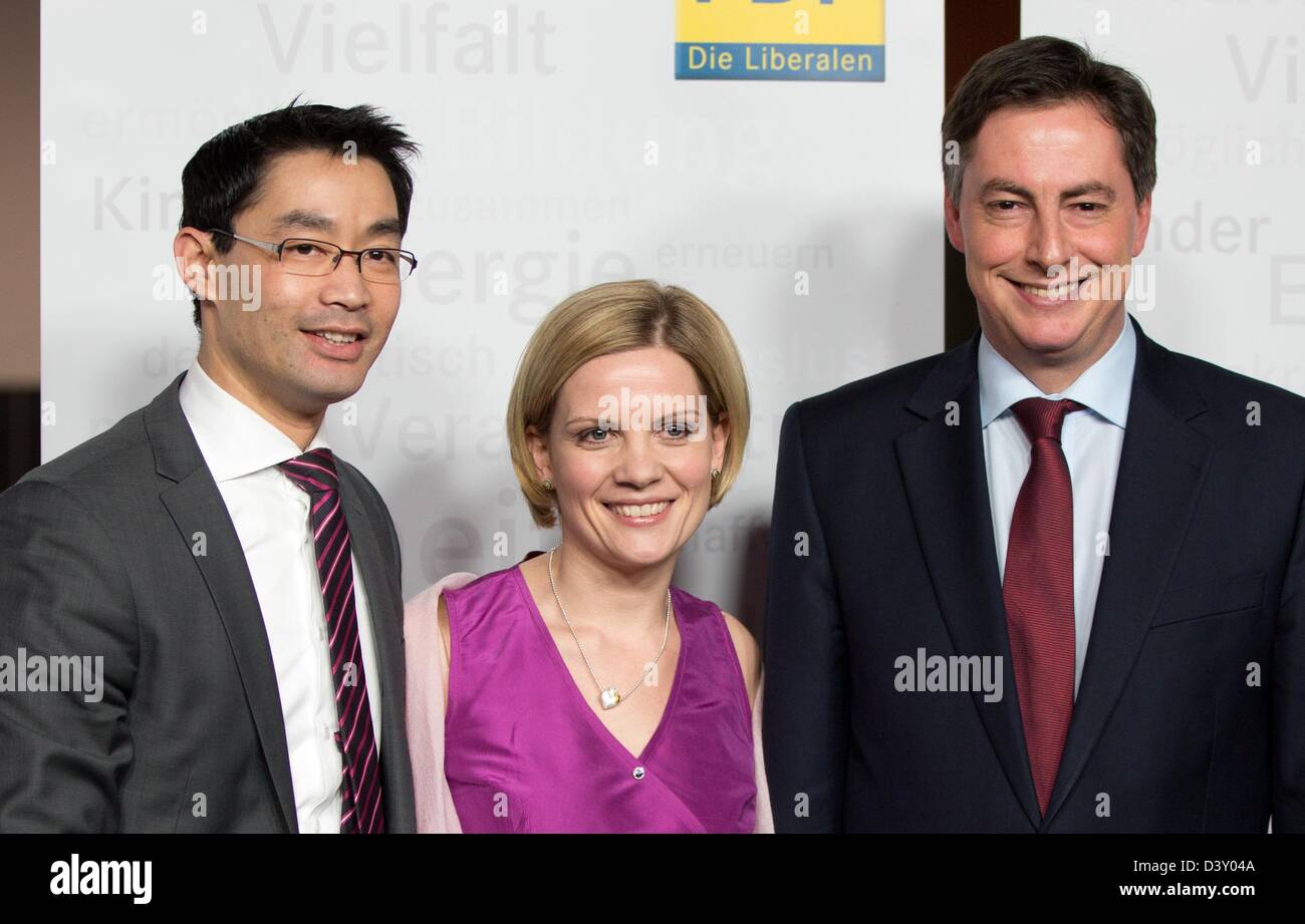 Philipp roesler wife wiebke david hi-res stock photography and images ...