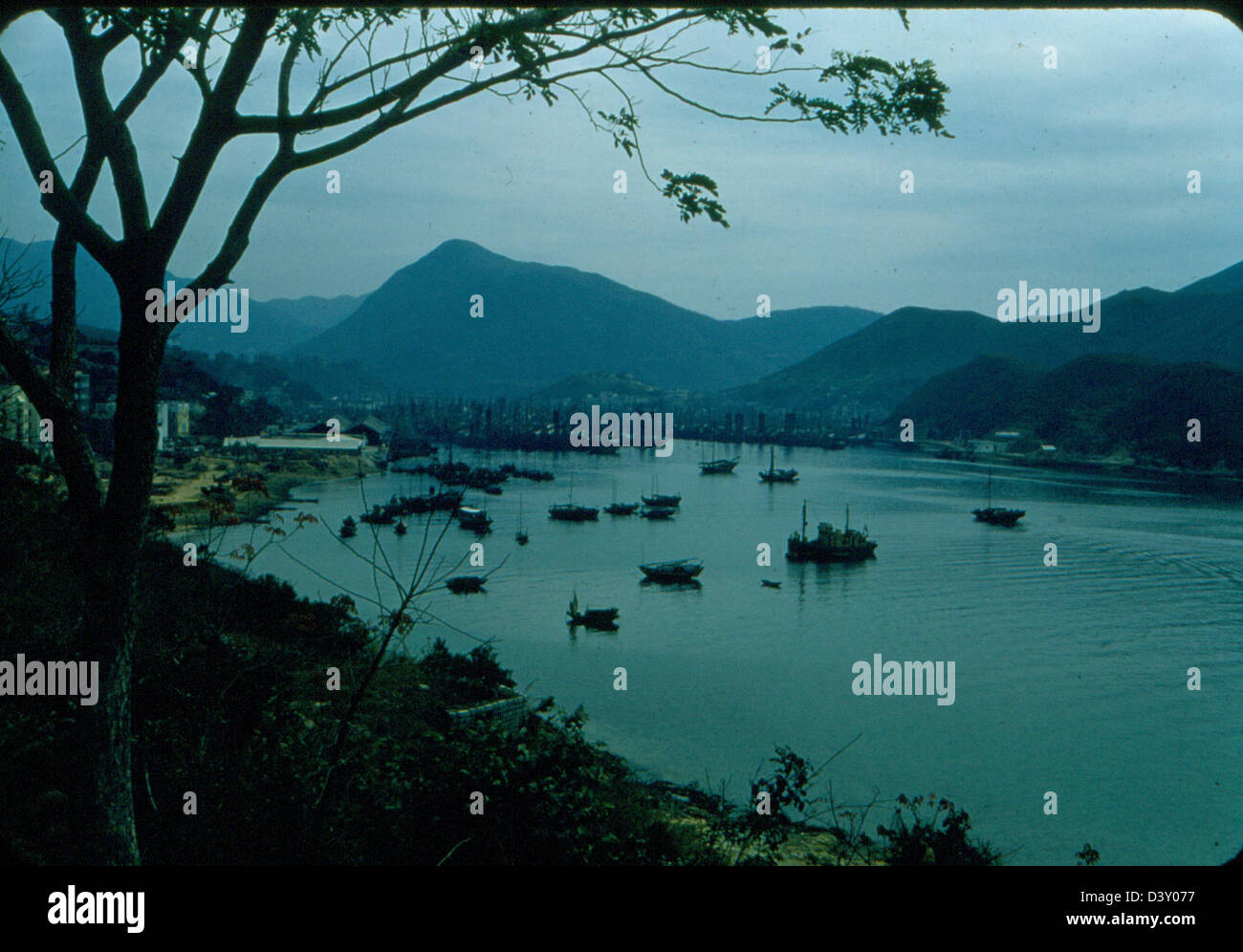 This photograph shows VF-53, a fighter squadron, aboard the USS ...