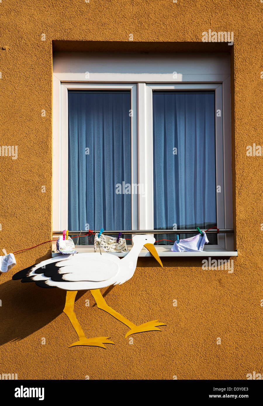 Stork and baby hi-res stock photography and images - Alamy