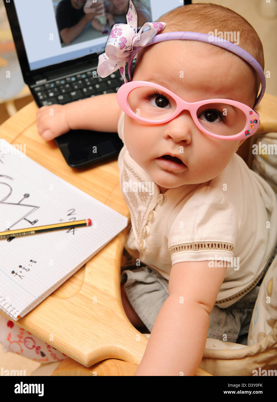 a pretty baby secretary Stock Photo - Alamy