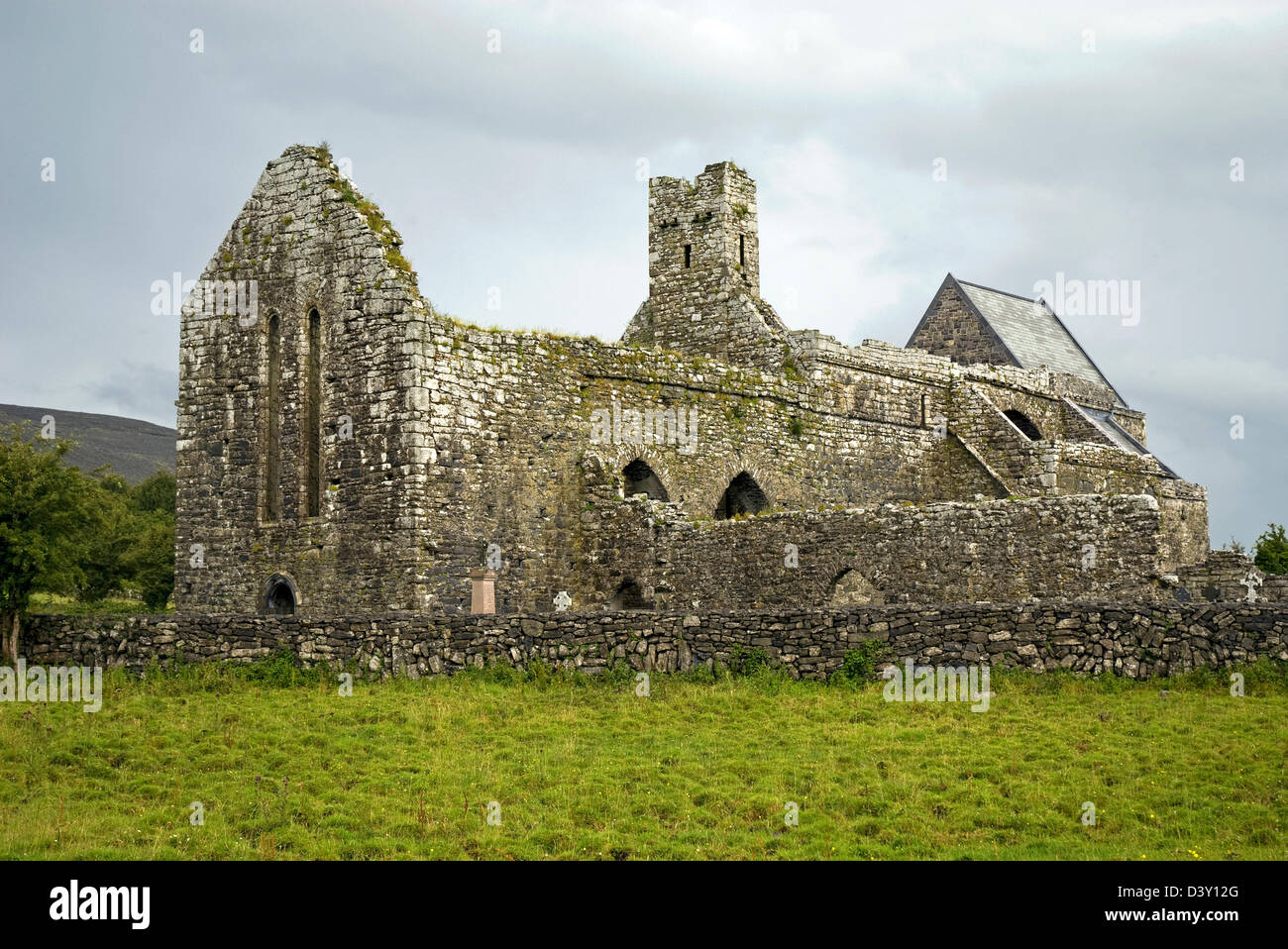 Corcomroe Abbey, 13th Century Cistercian monastery, The Burren, Co ...