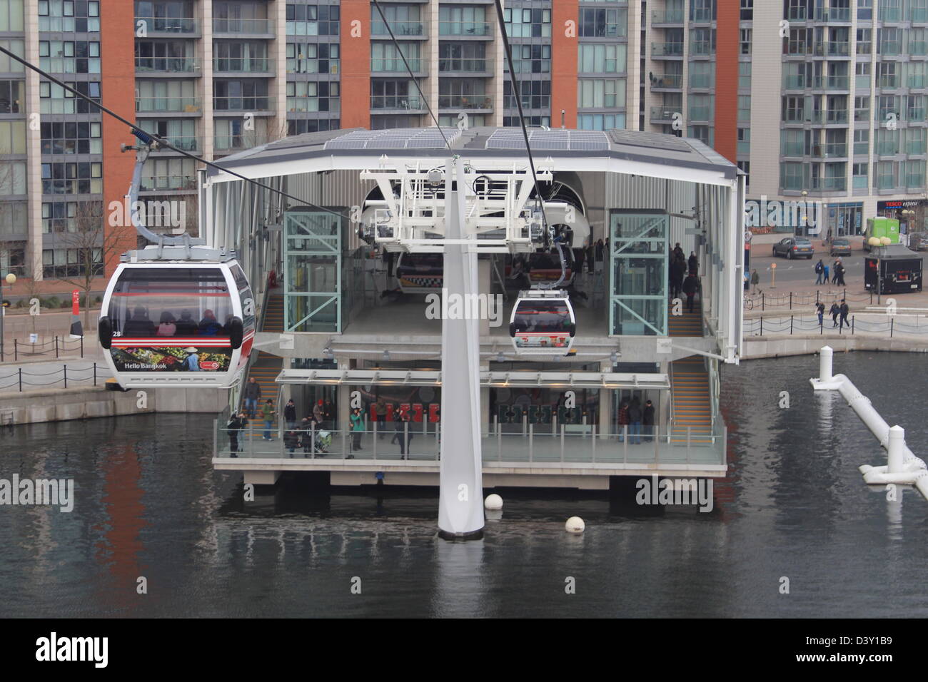 The Emirates Air Line (also known as the Thames cable car) is a cable ...